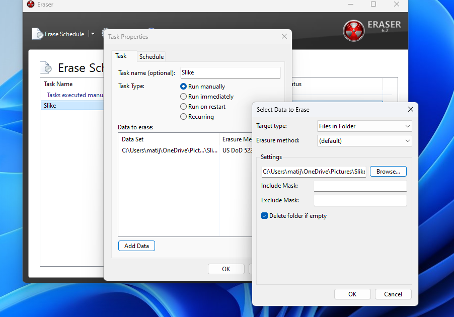 Eraser 6.2.0.2994 - Tema broja @ Bug.hr