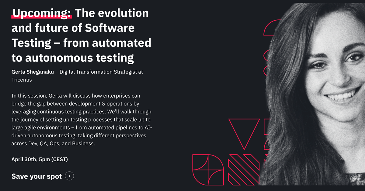 Live predavanje: The Evolution and Future of Software Testing - From ...