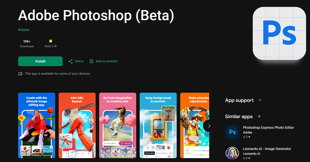 Photoshop za Android – čekanje se isplatilo? - Mobilne aplikacije @ Bug.hr