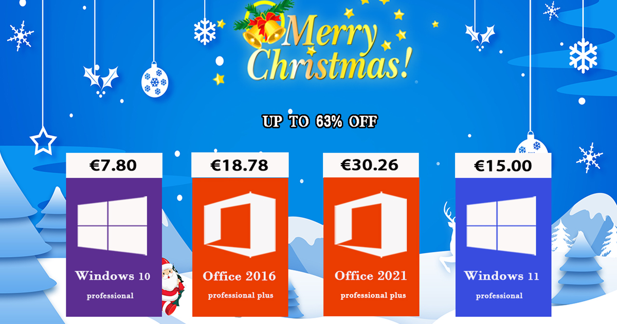 Softverska licenca kao božićni dar - Windows 10 Pro samo 7,80 € - Promo ...