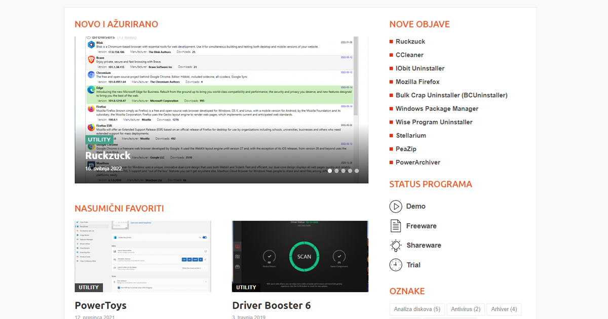 Softverske preporuke za 06/2022 - Deinstalacija i instalacija programa ...