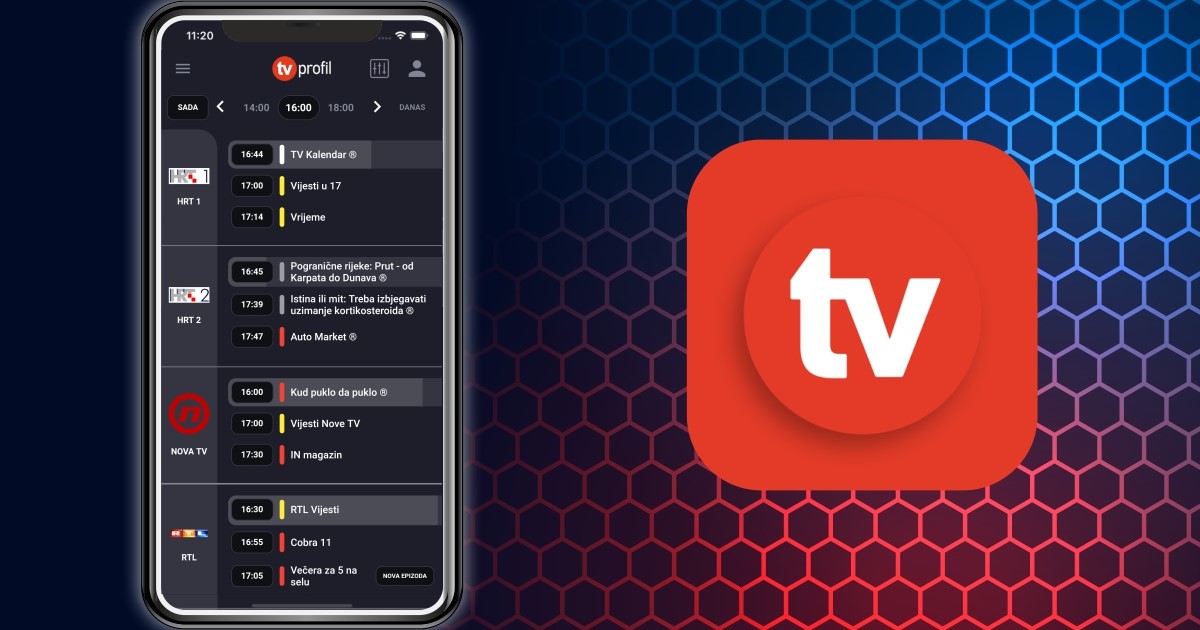 Vodič kroz TV program bez premca – TvProfil - App dana @ Bug.hr